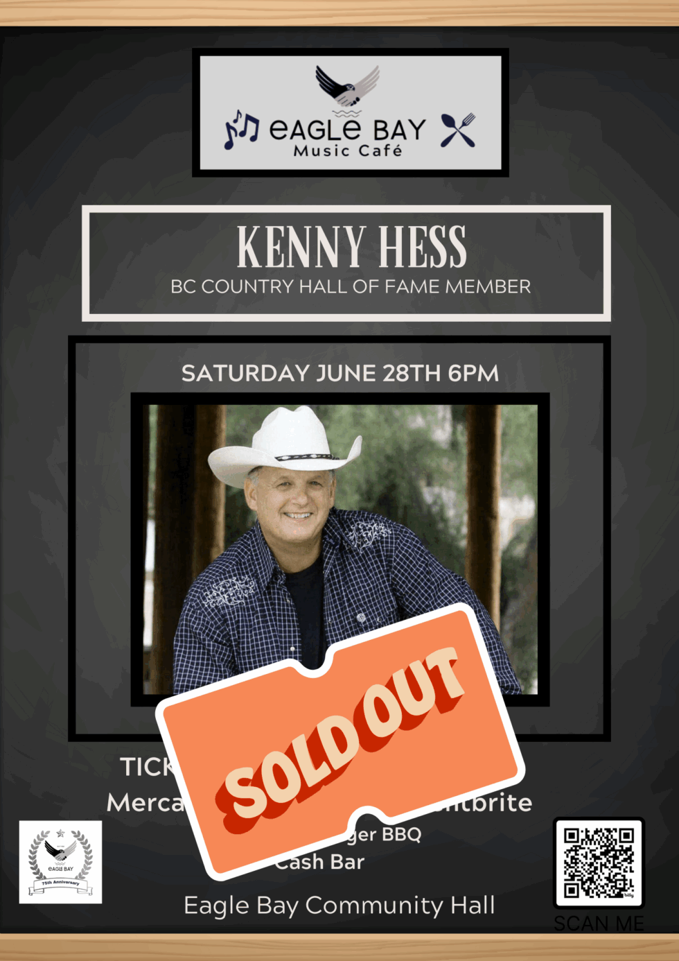 Kenny Hess at Eagle Bay Music Cafe Series - South Shuswap Chamber of ...